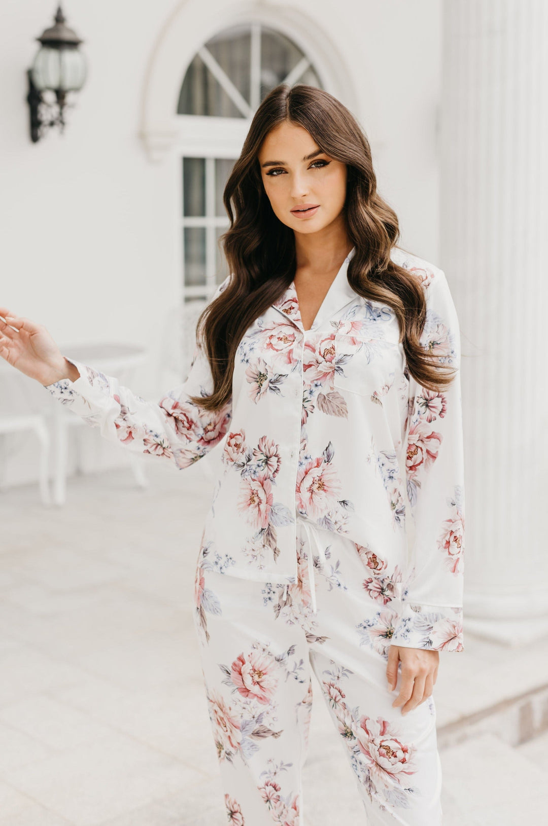 Christina Veiled Rose PJ Set – Lerose USA
